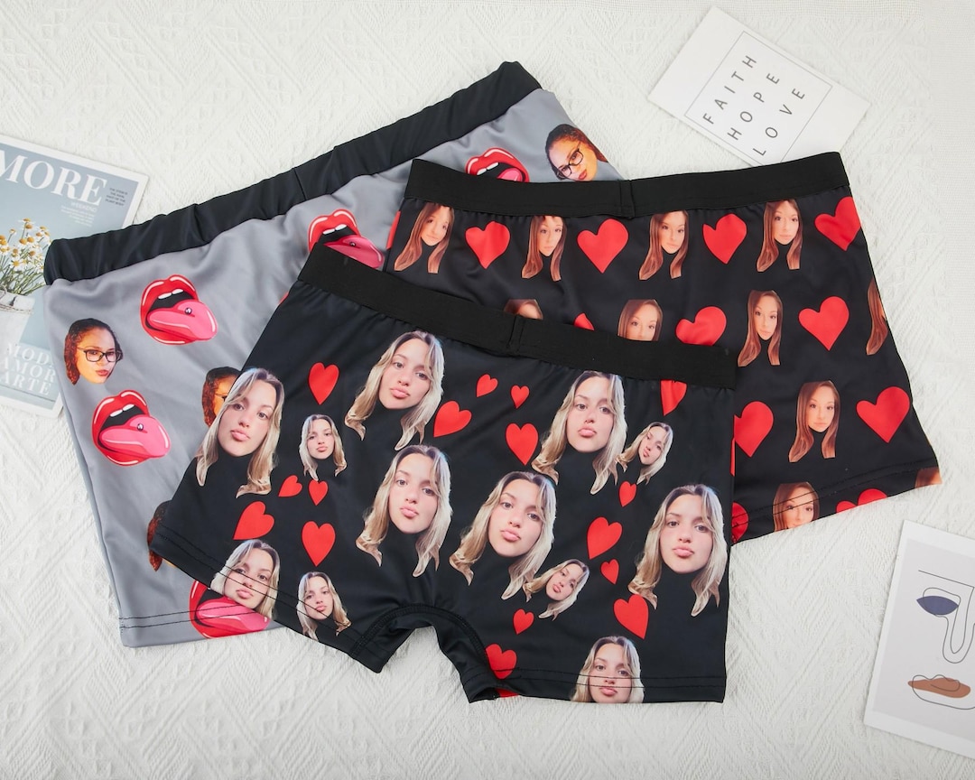 Personalized Boxers for Husband,personalized Boxers,custom Face ...