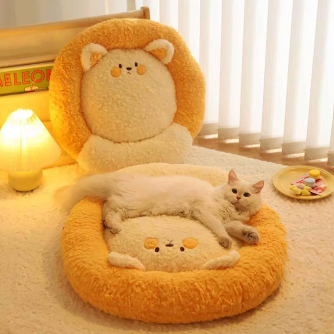 Cute Cat Bed, Cat Sleeping Bag, Cat Sleeping Bed, Cat Furniture, Cozy ...