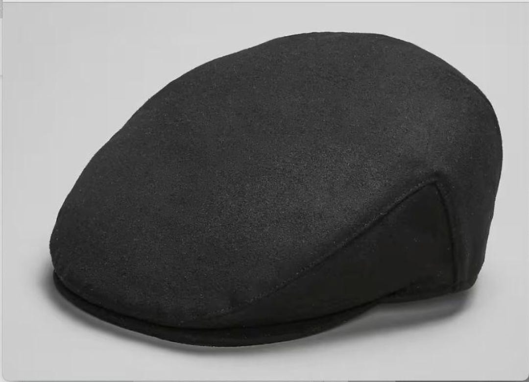 Jos. A. Bank Solid Ivy Cap. Size: L Colour - Black - Etsy