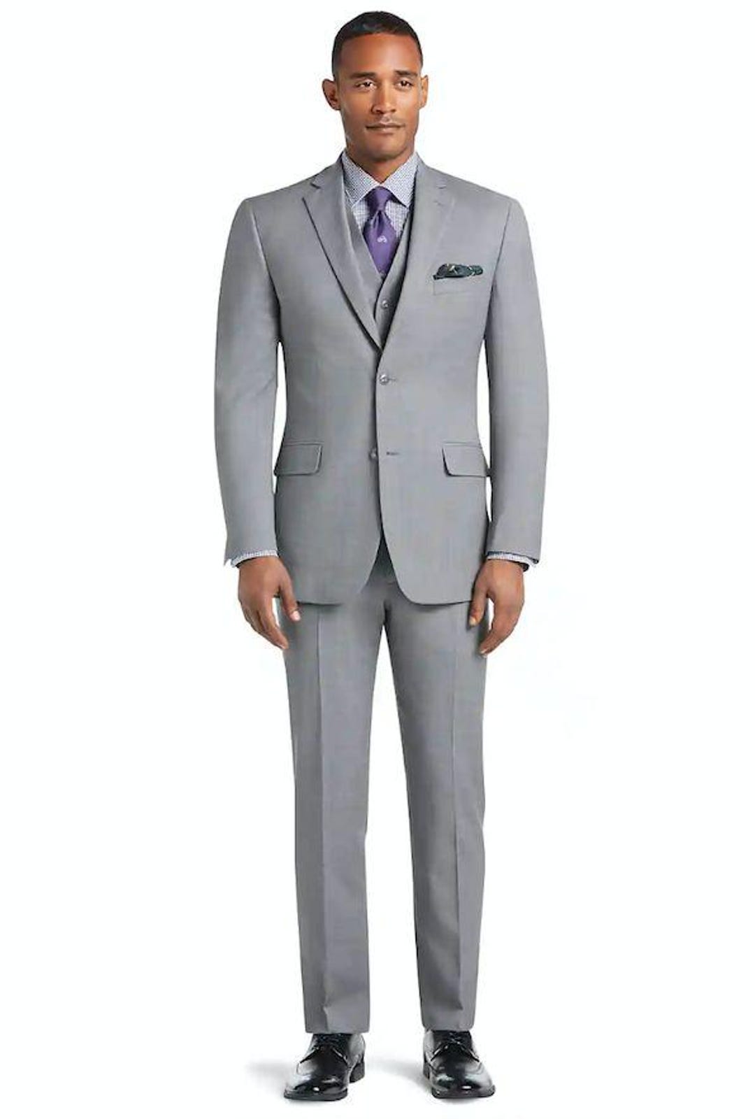 Jos A Bank 1905 Collection Tailored Fit Textured Suit Separate Jacket ...