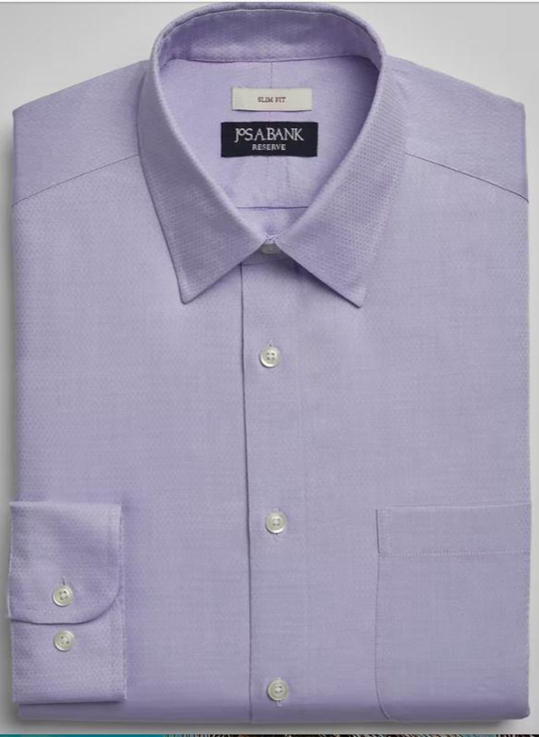 Jos. A. Bank Reserve Collection Slim Fit Dress Shirt for Men - Size 17 ...