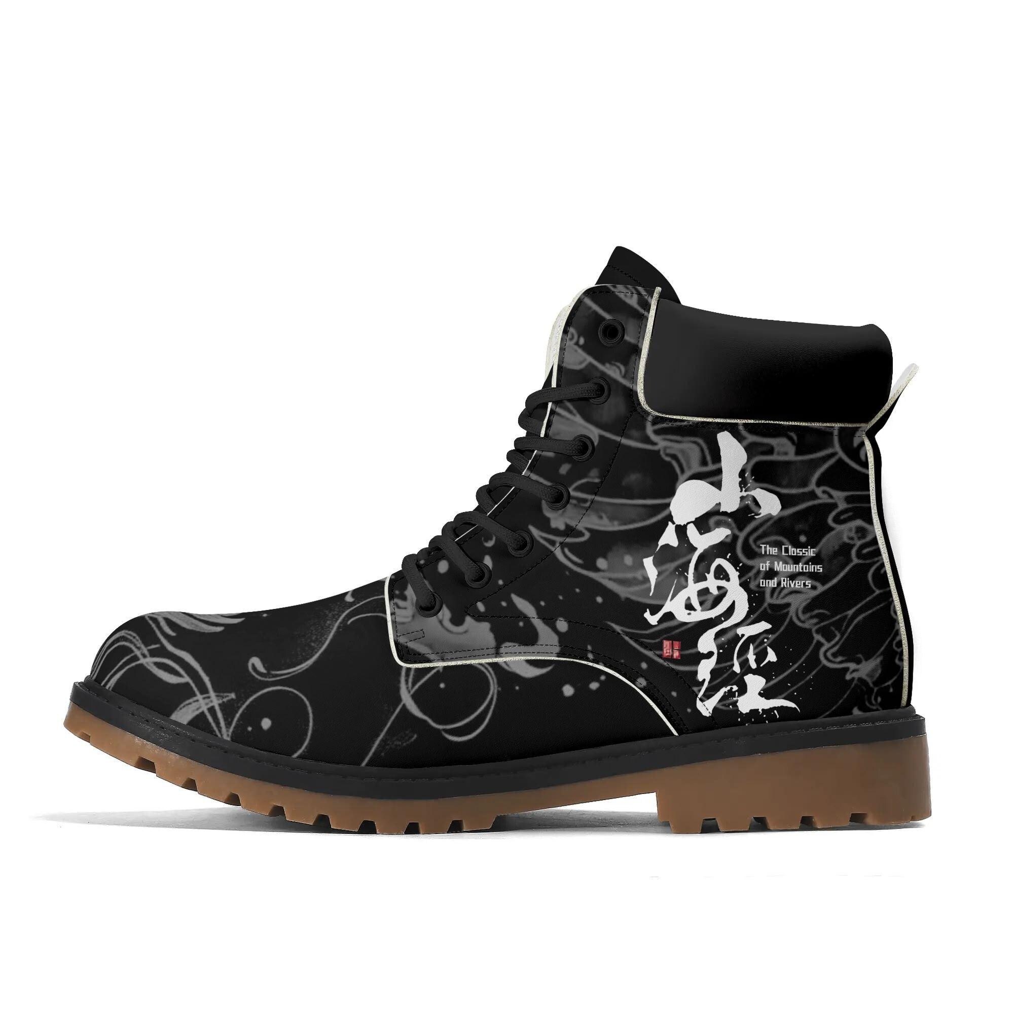 Upgraded Leather Brown Outsole All Season Boots,durable & Stylish Mid ...