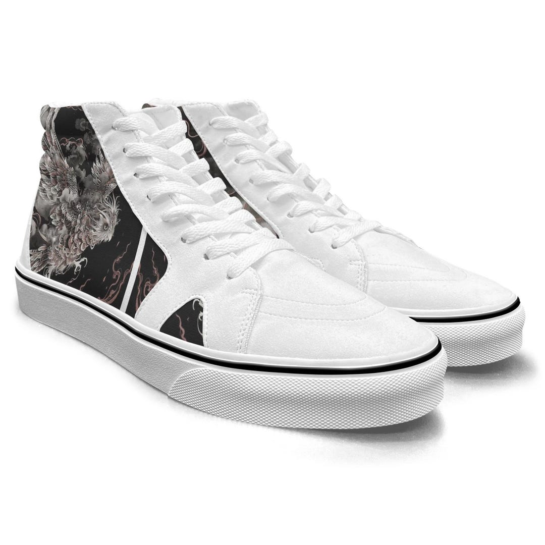 Personalized High-top Sneakers, Custom Print Canvas & Suede Shoes ...