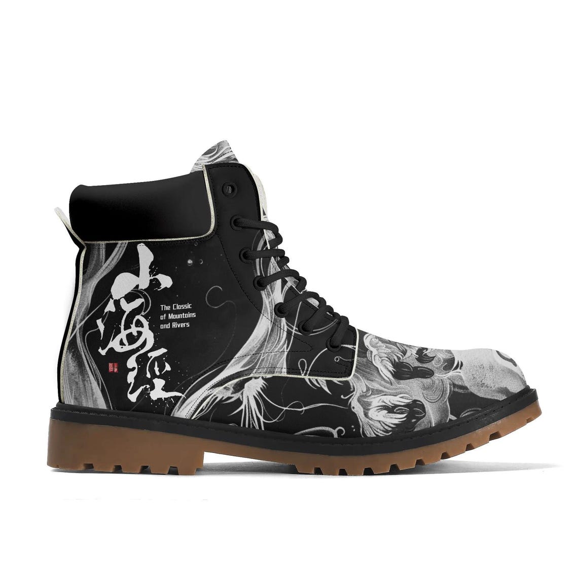 Upgraded Leather Brown Outsole All Season Boots,durable & Stylish Mid ...