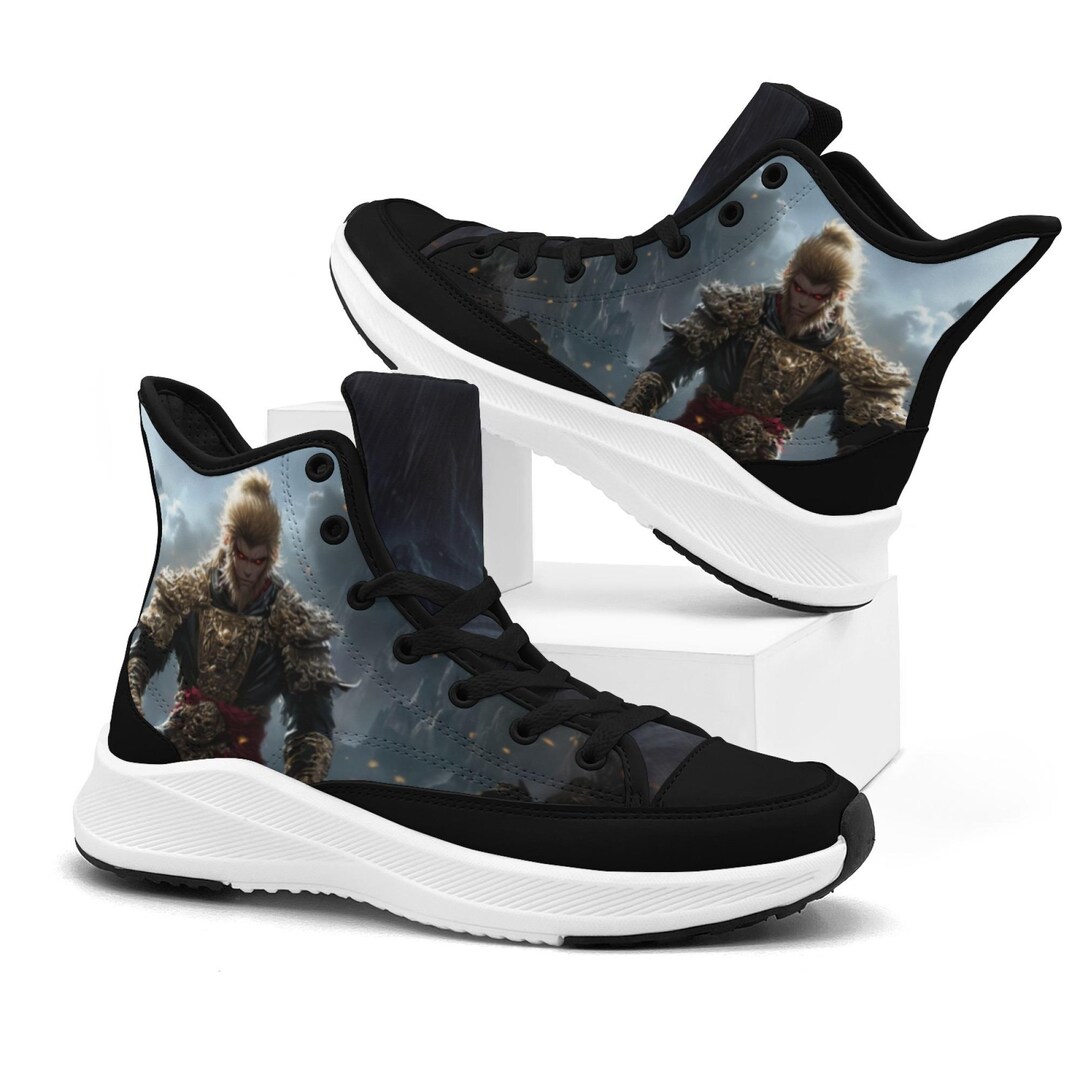 Black Myth Wukong Journey to the West Personalized Photo Sneakers ...