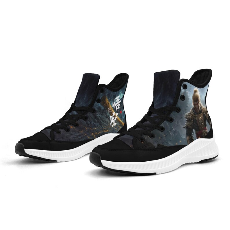 Black Myth Wukong Journey to the West Personalized Photo Sneakers ...