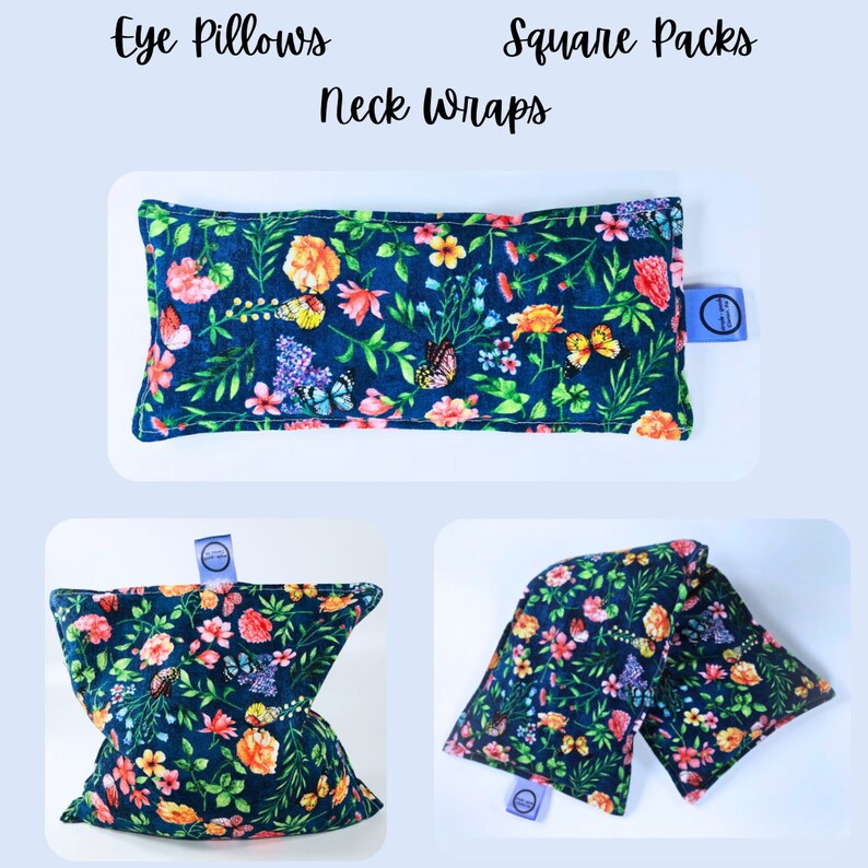 Lavender Square Heating Pad Hot Cold Pack Flax Seed Microwave Heat Pack ...