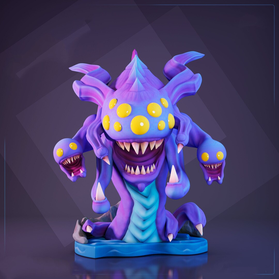 Baron Lol 3d Printed Hand Painted Figure Fanart Baron Hand Made Statue ...