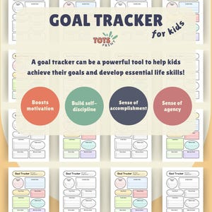 Kids Goal Tracker Printable: Activity Sheet (digital Download) - Etsy