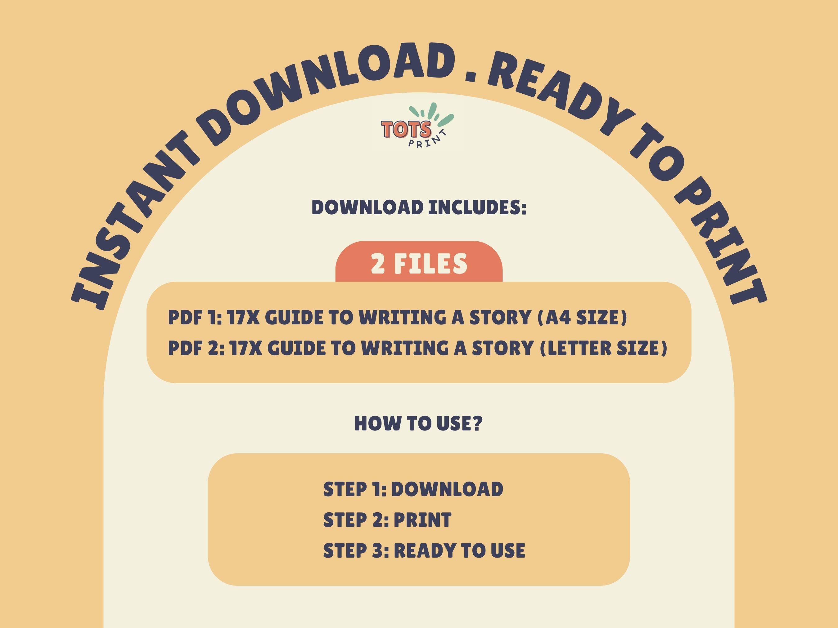 How to Write a Story | Kids Printable | Story Writing Guide and ...