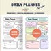 Daily Planner for Kids Printable Daily Schedule Daily Routine Chart To ...