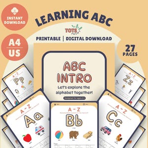 Learning Abcs | Kids Printable | Alphabet Activity Worksheet | ABC ...