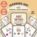 Learning Abcs Kids Printable Alphabet Activity Worksheet ABC Chart ...