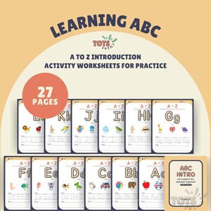 Learning Abcs | Kids Printable | Alphabet Activity Worksheet | ABC ...
