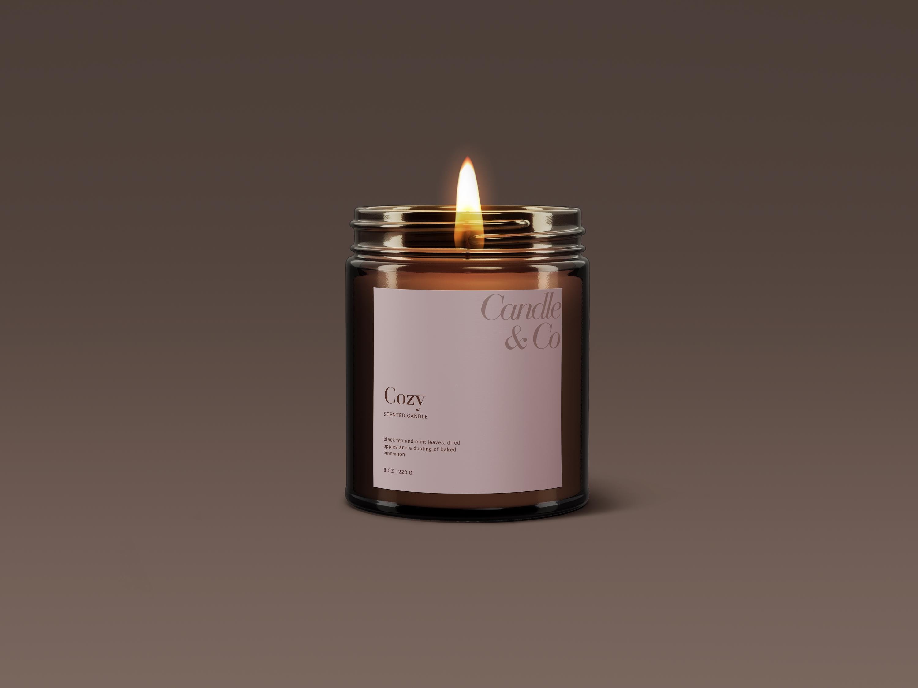 Editable Candle Label Bundle, Custom Candle Labels, Canva Label ...