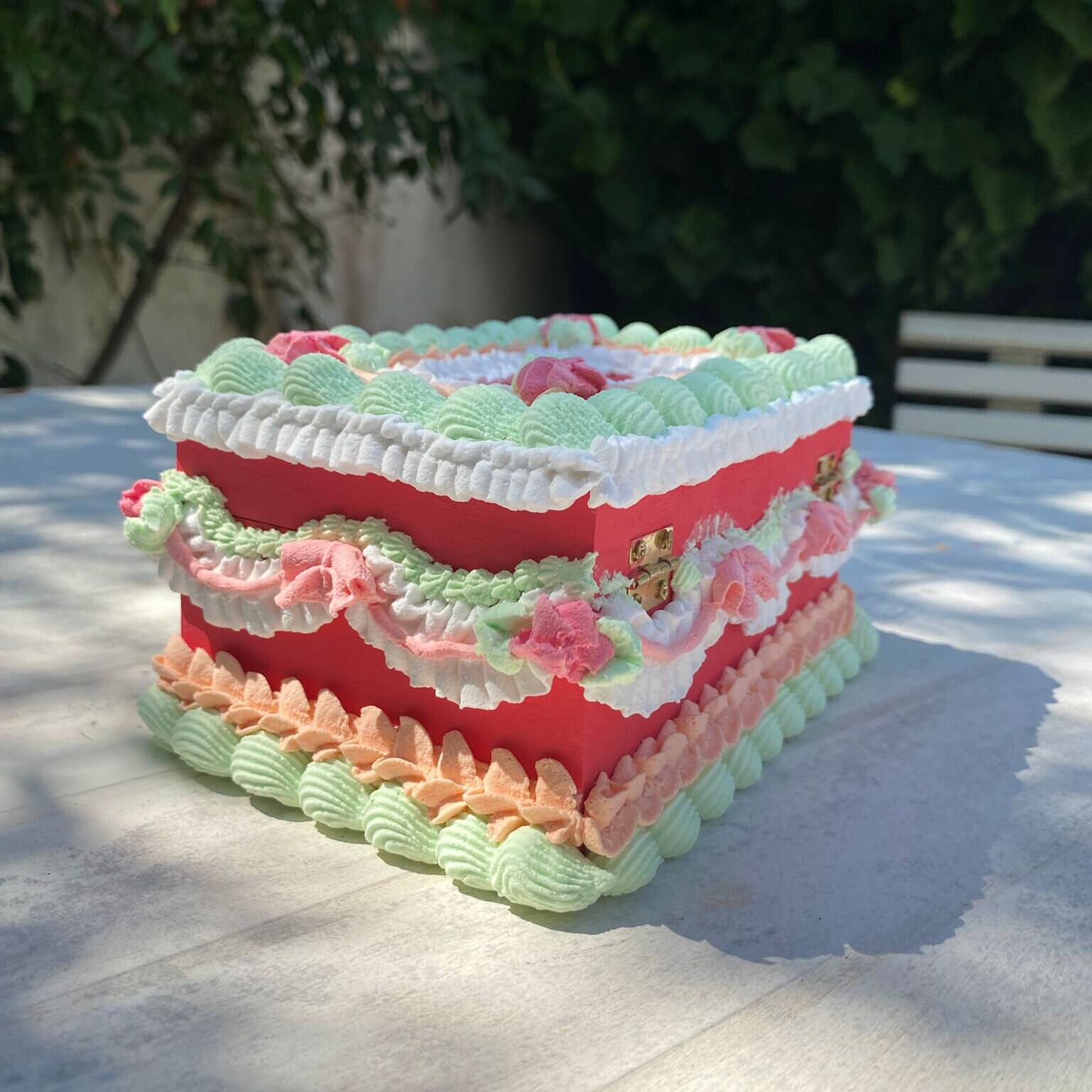 Cottage Core Vintage Cake Box - Etsy