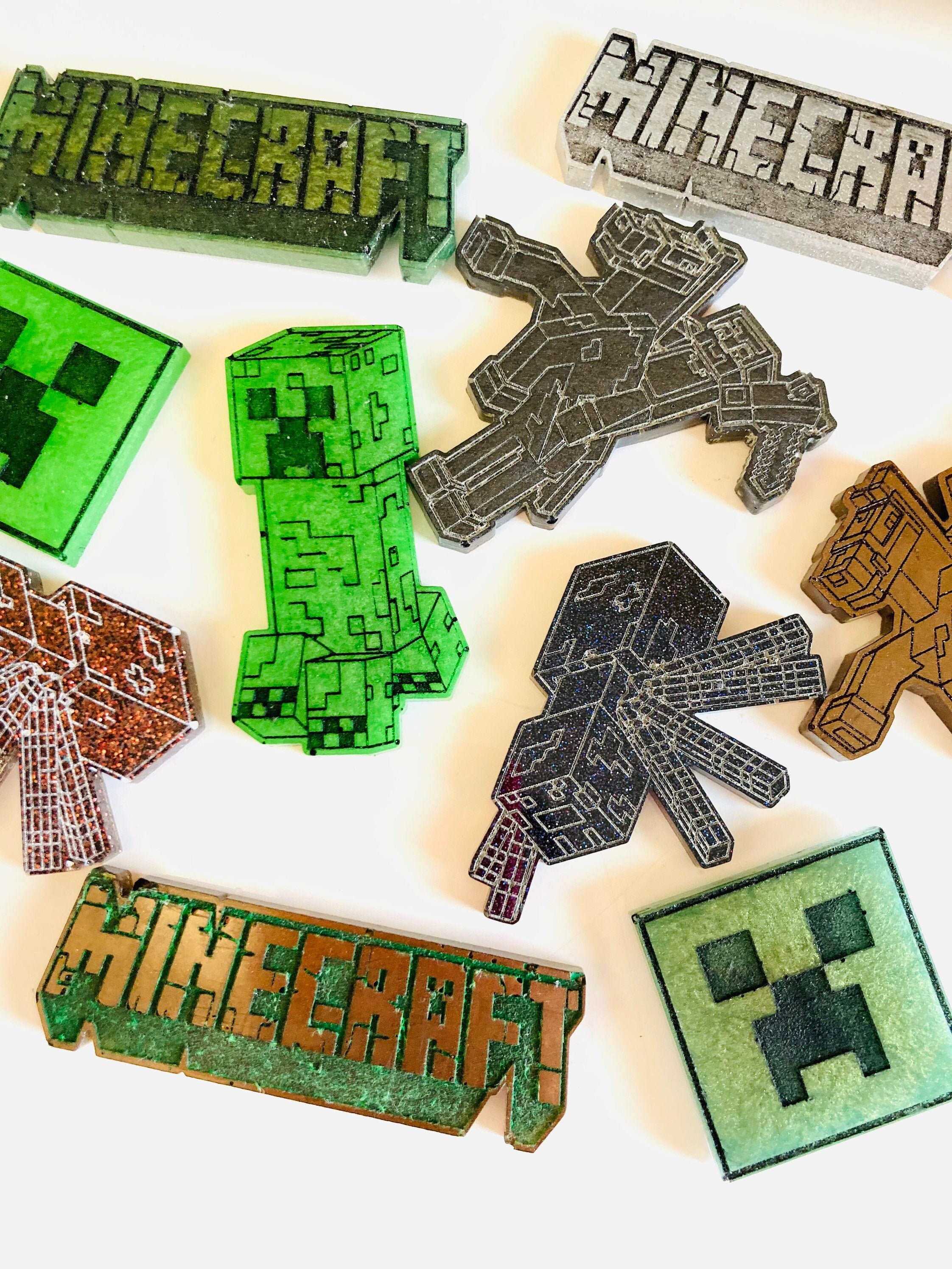 Minecraft Creeper Cake Topper