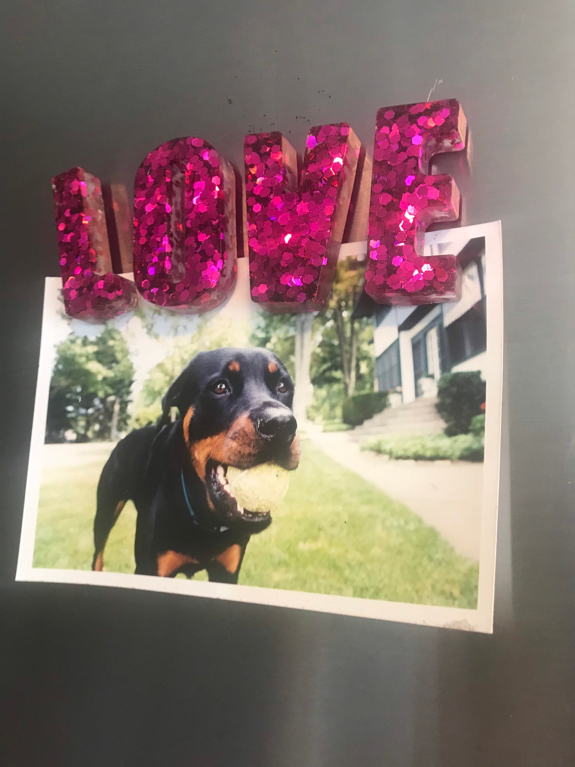 Personalized NAME resin letter magnets customizable resin | Etsy