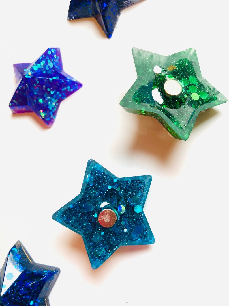 Set of 12 Deluxe Rainbow Star Magnets Reward Magnets - Etsy