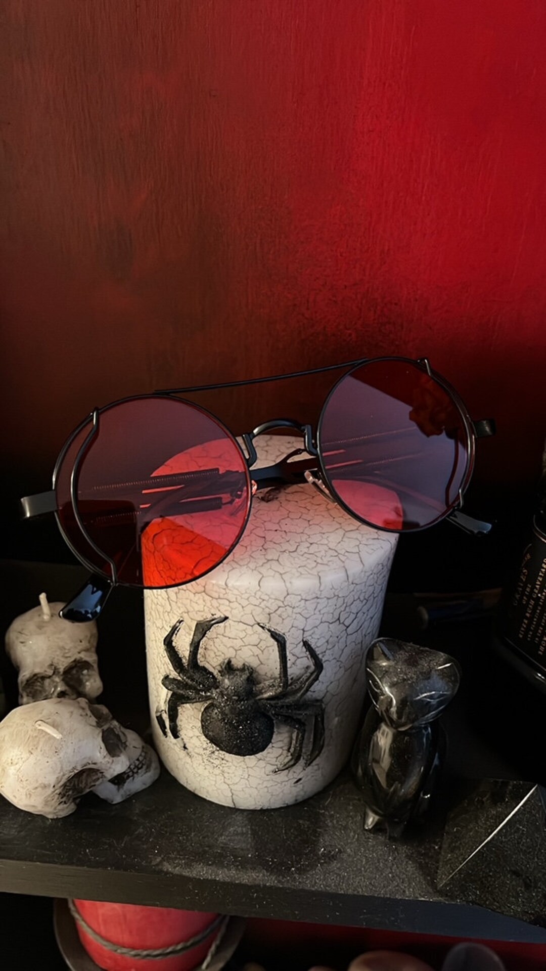 Steampunk Round Metal Frames Dark Fashion Unisex Sunglasses - Etsy