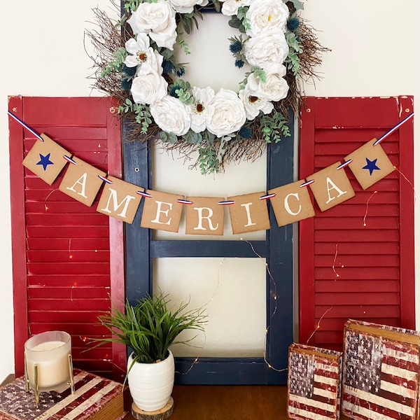 Patriotic Banner - Etsy