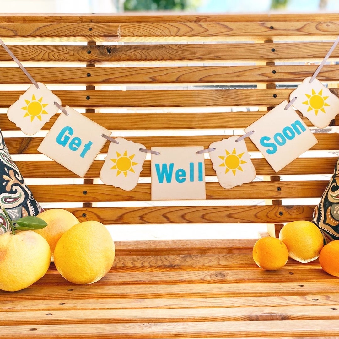 Get Well Soon Banner - Etsy