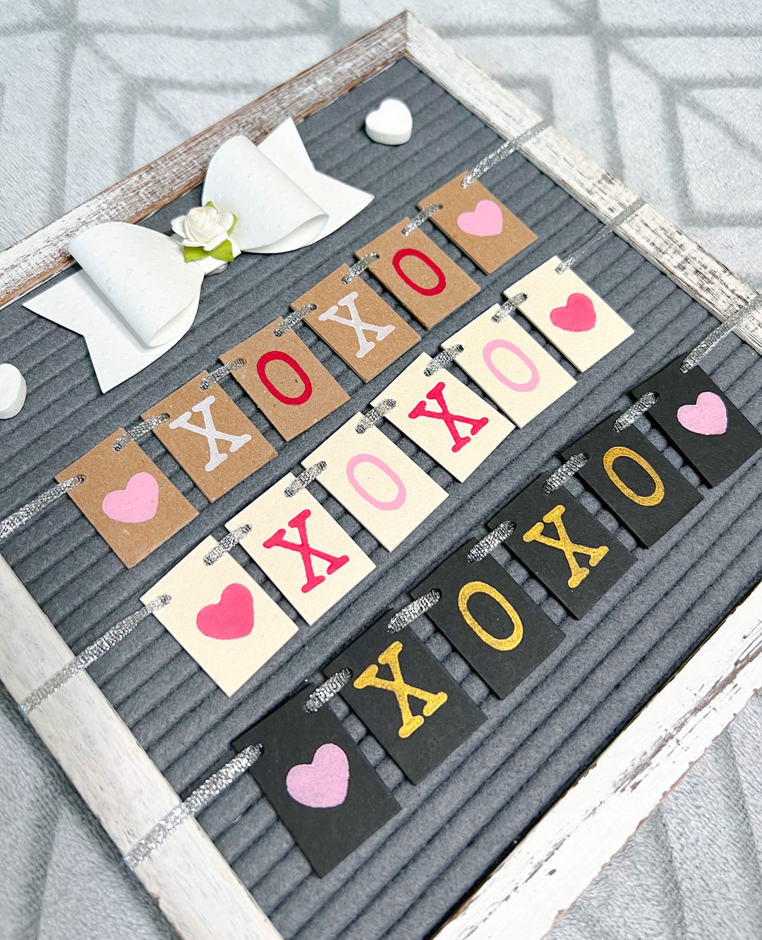 Xoxo Mini Banner, Cake Topper Banner Valentine's Day Decor - Etsy