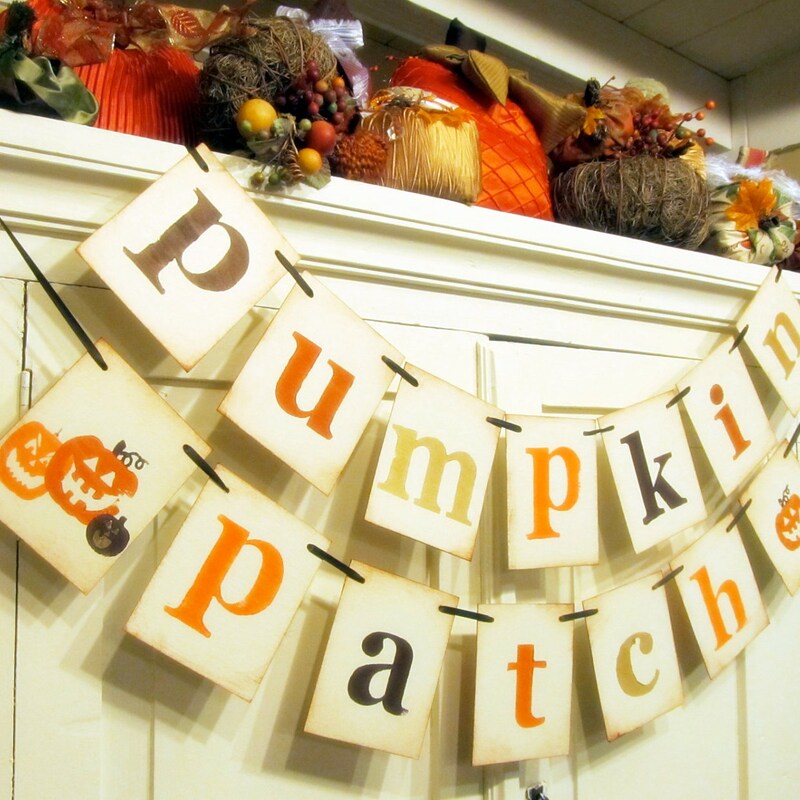 Pumpkin Patch Banners - Etsy