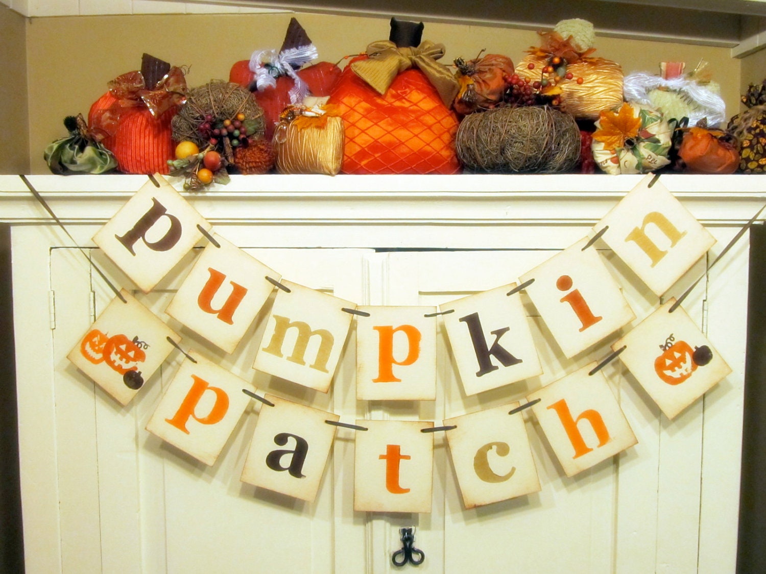 Pumpkin Patch Halloween Banner - Etsy