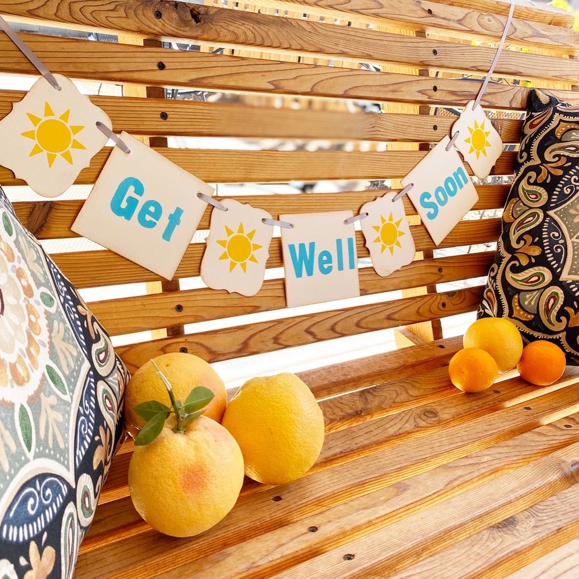 Get Well Soon Banner - Etsy