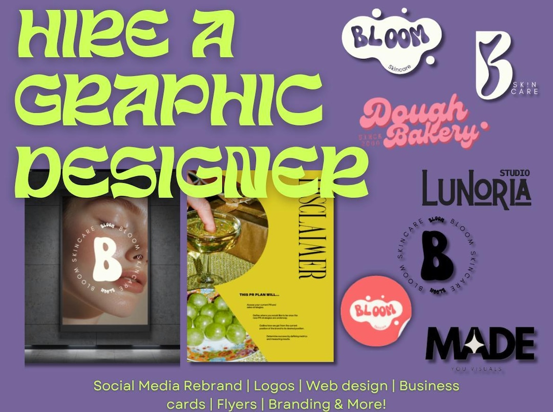 Custom Graphic Design Services: Logos, Branding, Social Media - Etsy