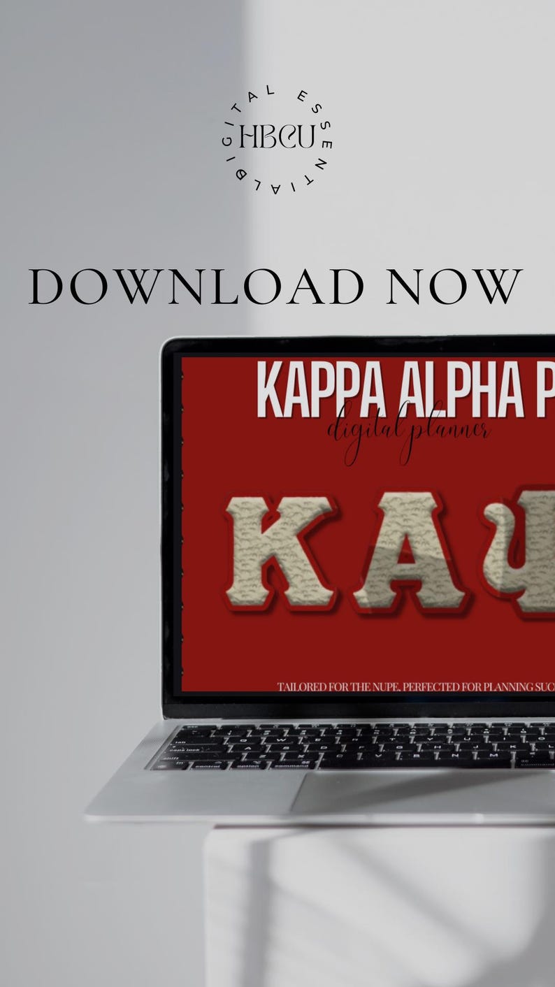 Kappa Alpha Psi Digital Planner - Etsy