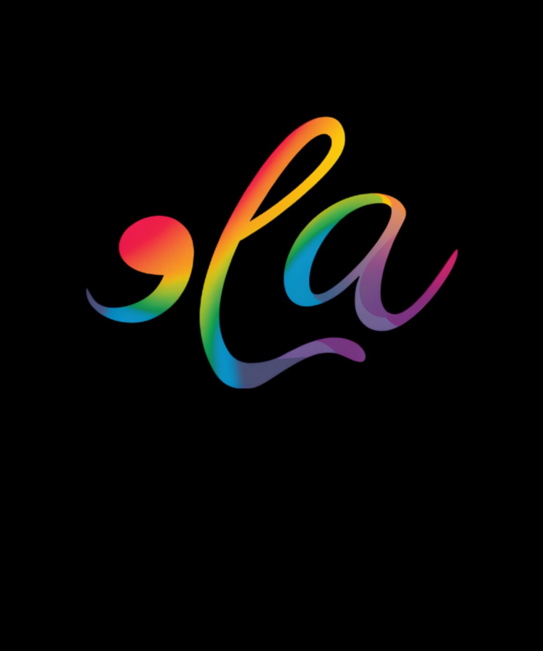 Rainbow Comma LA Png, Kamala Harris Png, Kamala SVG, Madam President ...