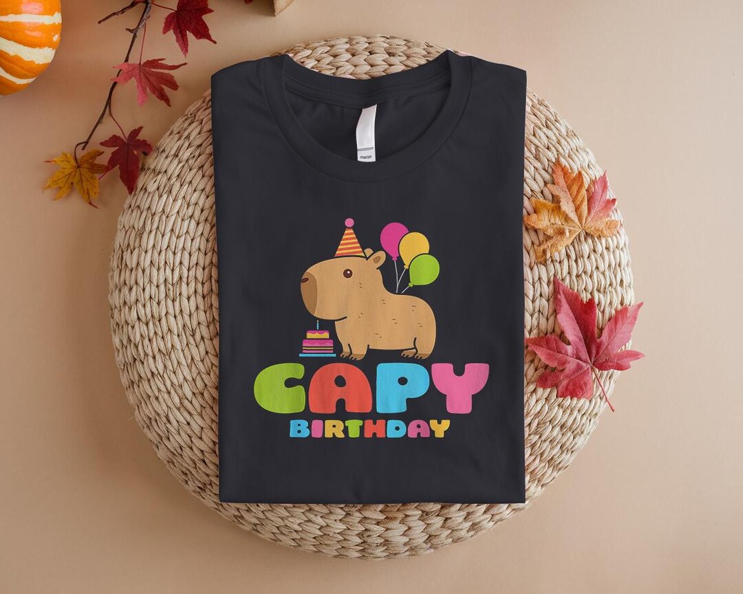Cute Capybara Custom Presents It's My Birthday Unisex T-shirt, Funny ...