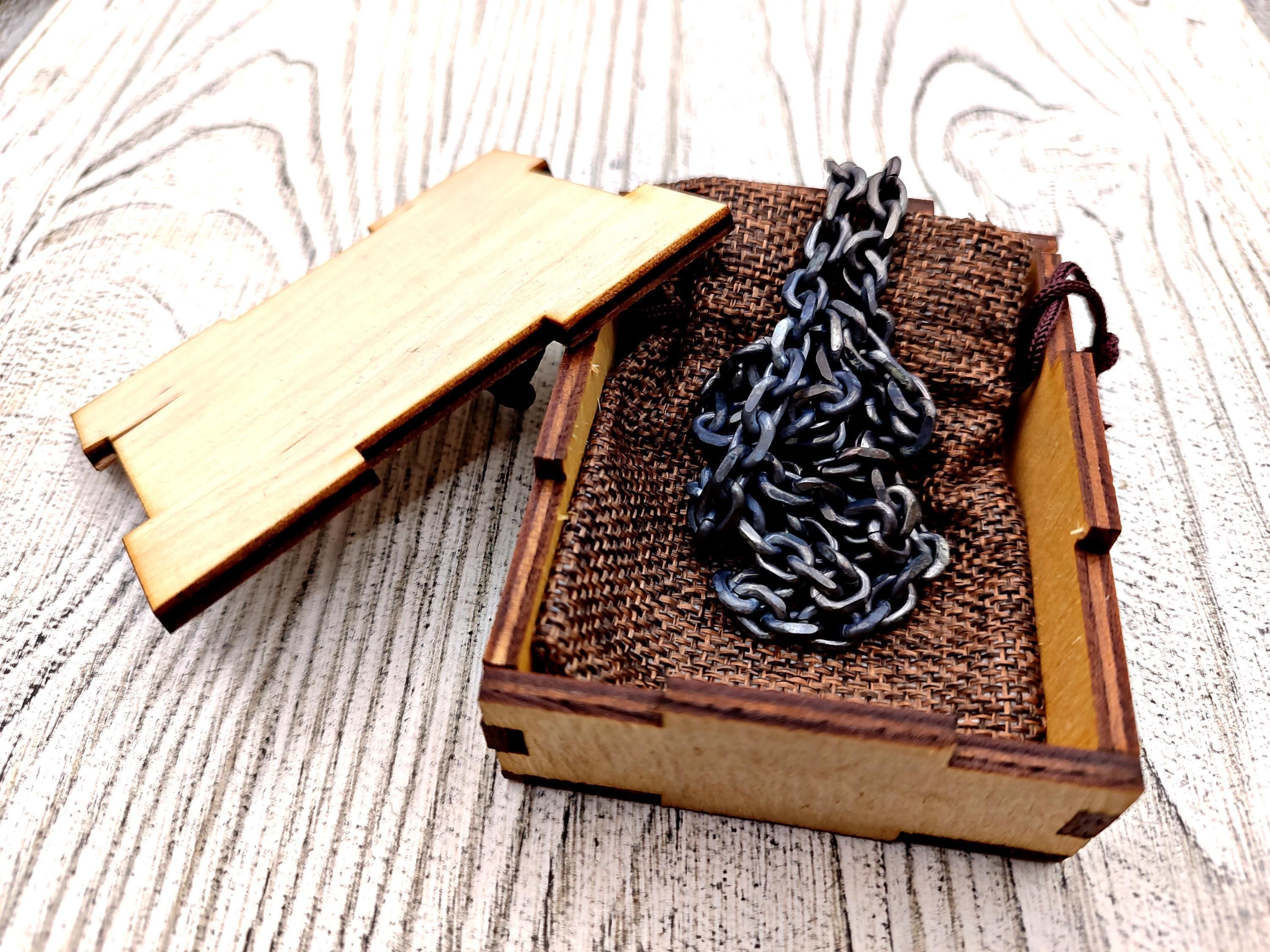 Black Titanium Anchor Chain Necklace - Industrial Brutalist Design Gray ...
