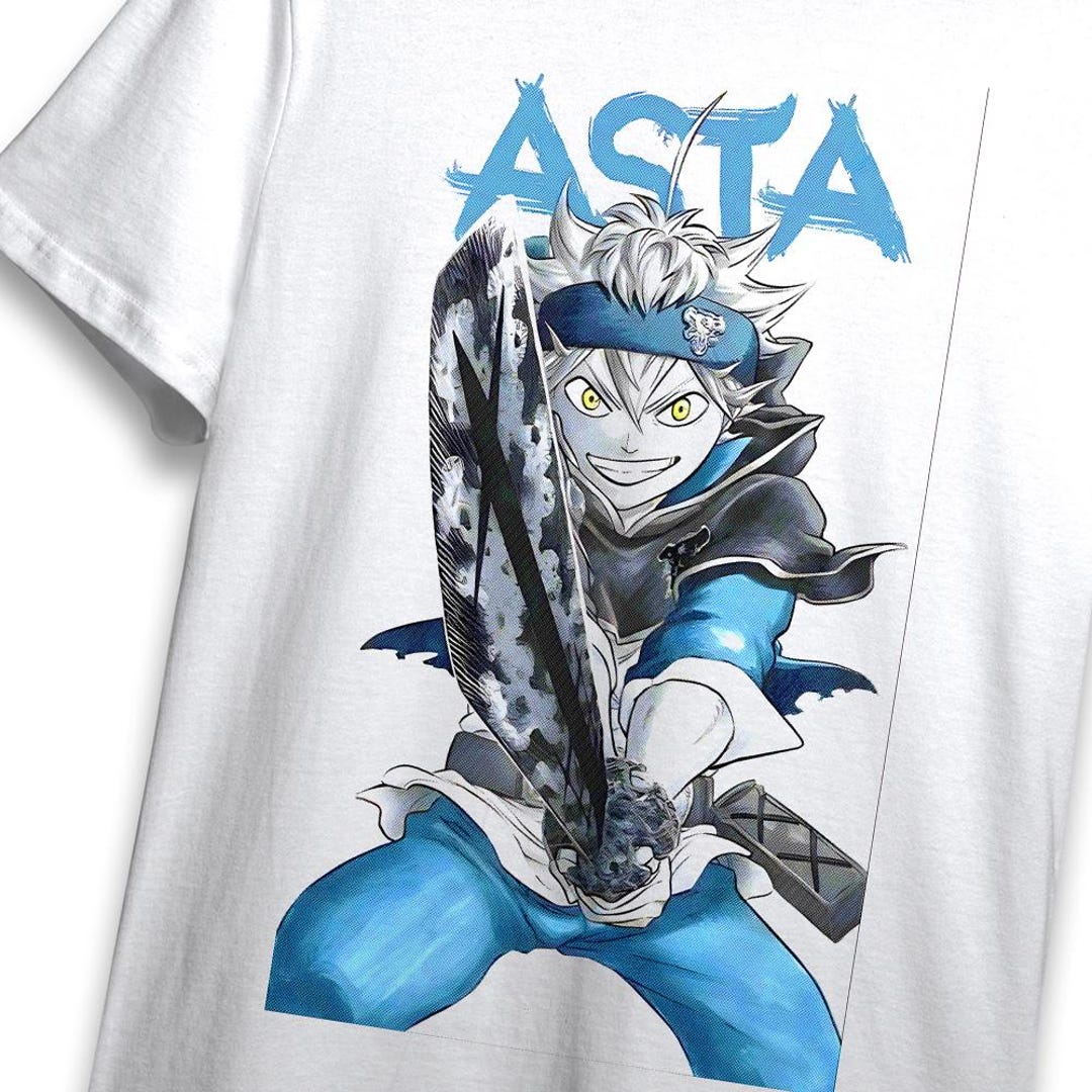 Anime Manga Asta Bclover 40 DTF Ready to Print Halftone PNG T-shirt ...