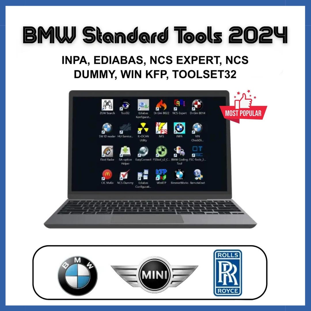BMW Inpa 2024 Diagnostic & Coding Software | Standard Tools Download ...