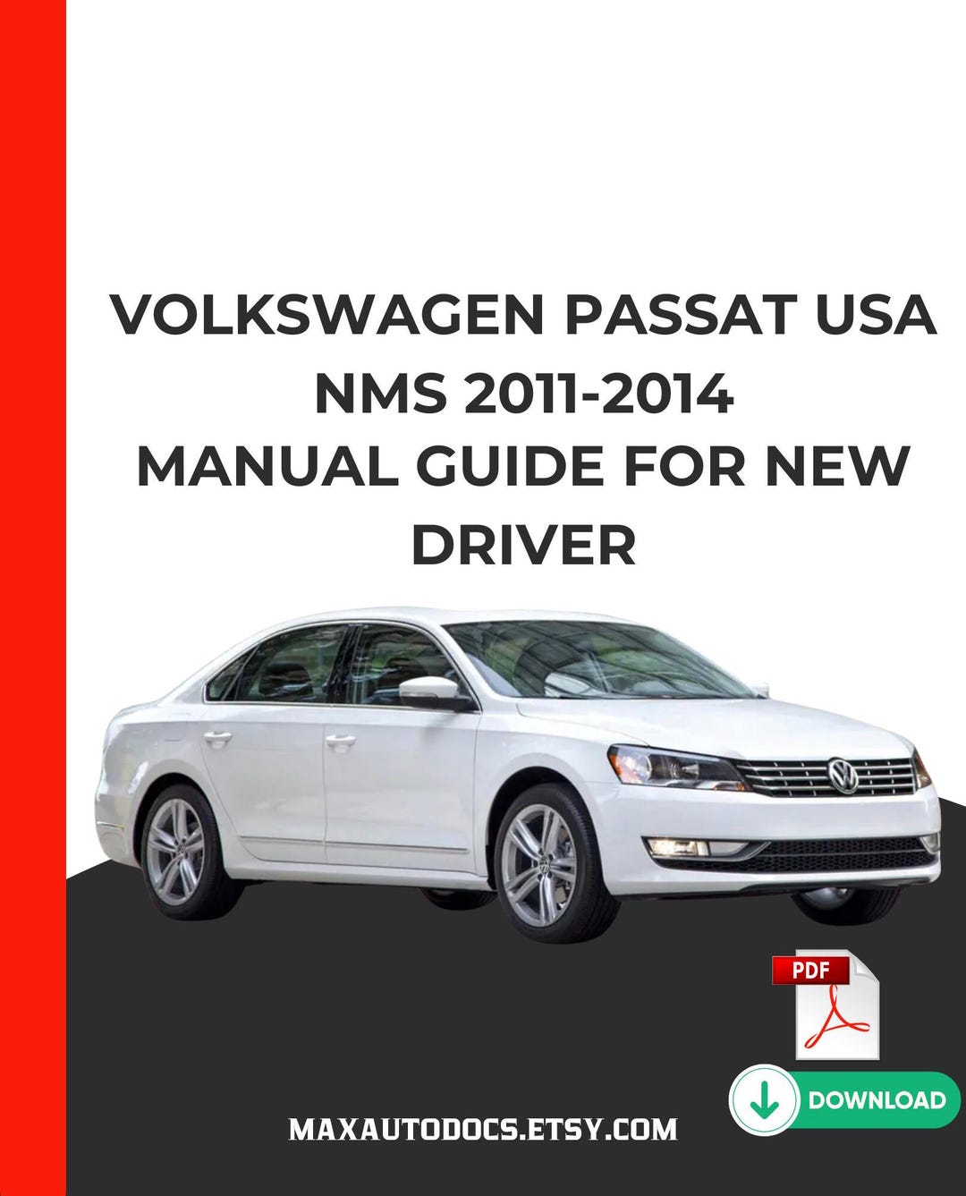 VW Passat NMS Manual Guide for New Driver - Instant Download PDF - Etsy