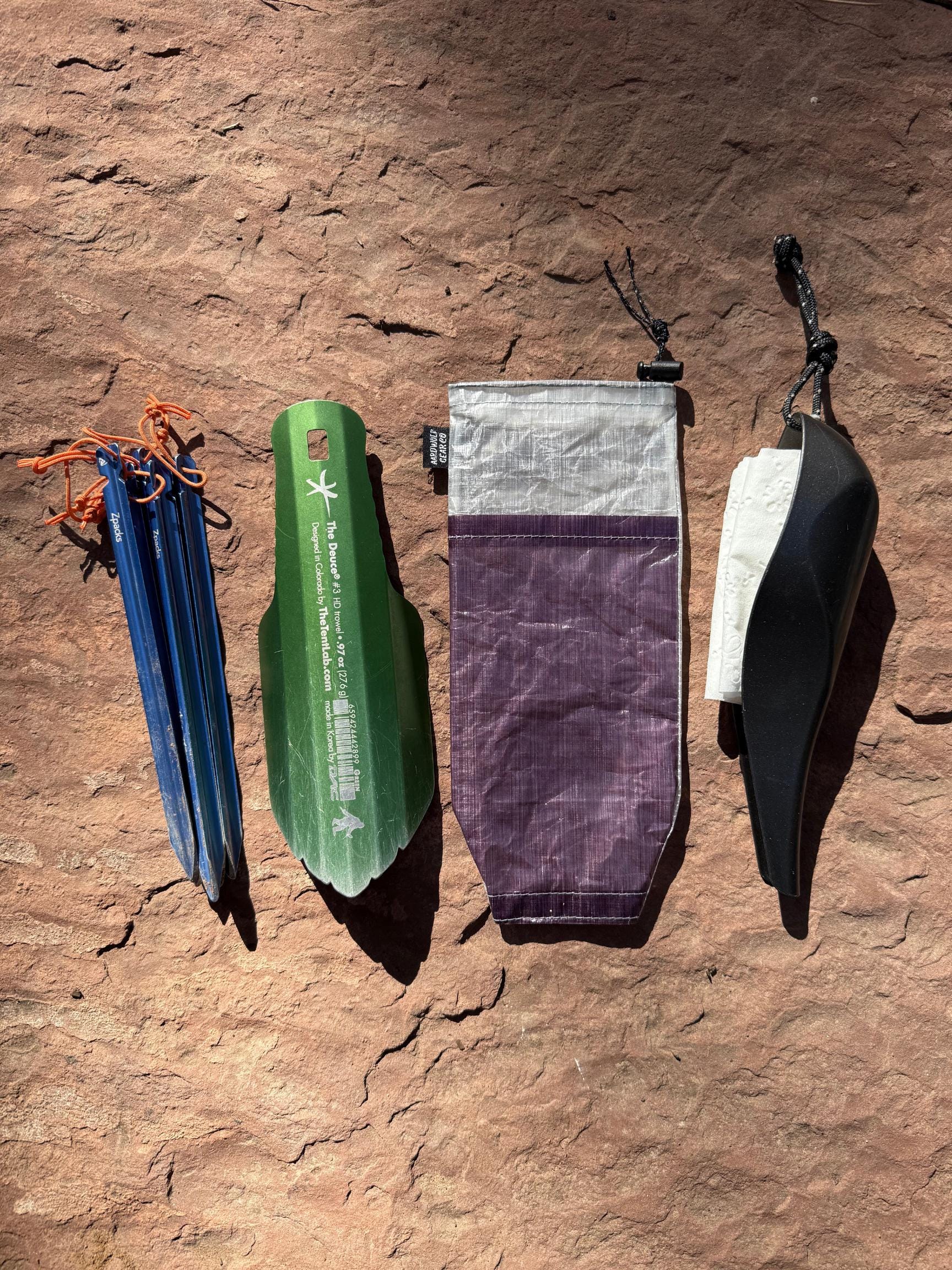Dyneema Backpacking Trowel Bag - Ultralight Shovel Sheath - Etsy