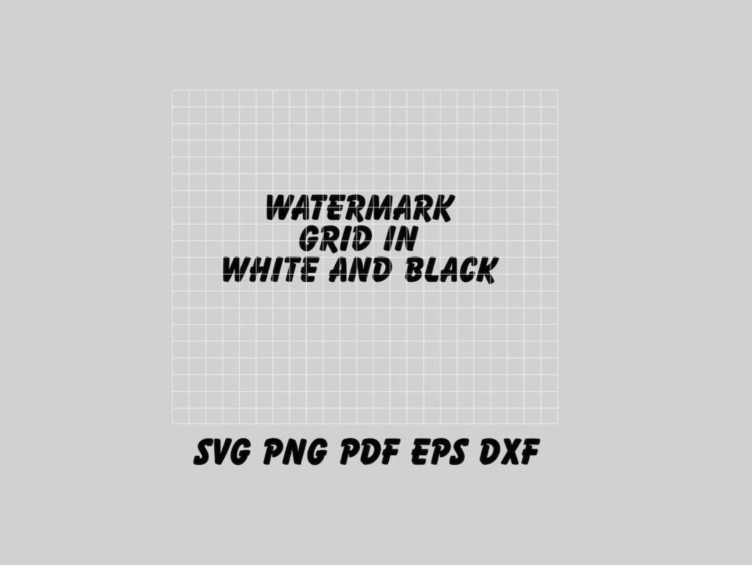 Watermark Grid for Digital Designs in Svg Png Eps Dxf and Pdf Format ...