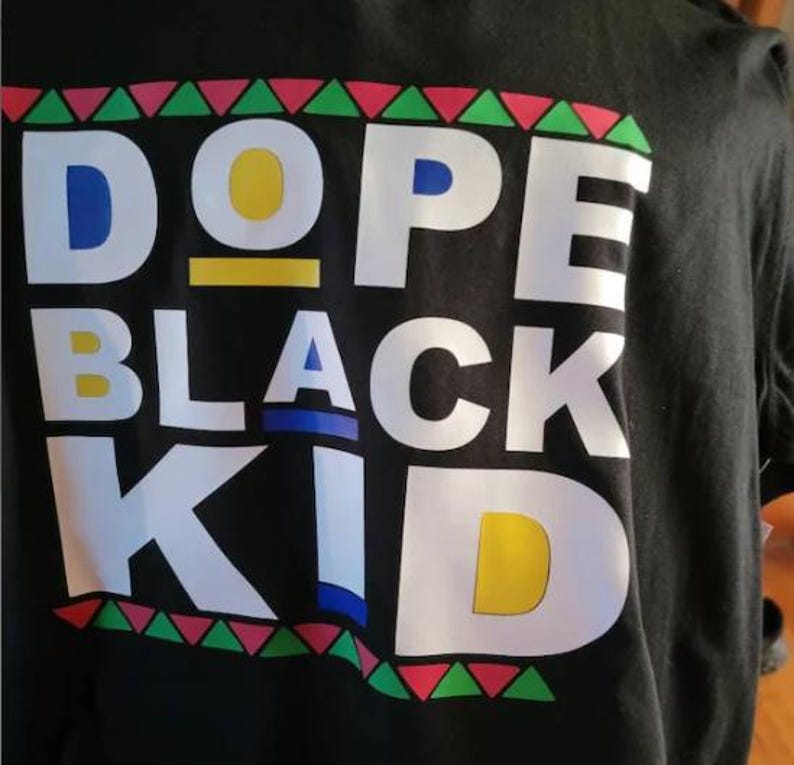 Dope Black Kid W/geometric Border Svg Png Eps Dxf Pdf Sublimation/black ...
