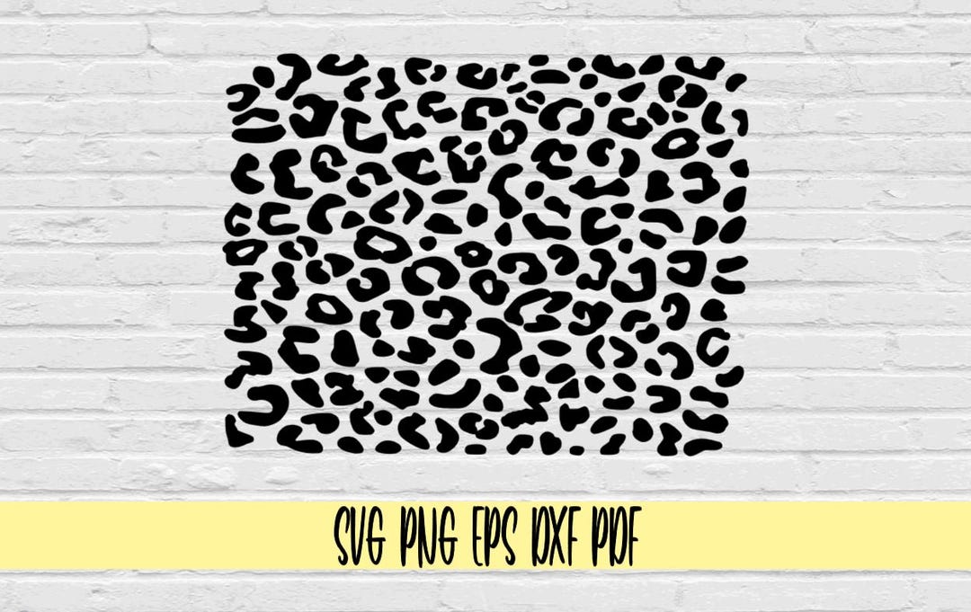 Leopard Print Pattern Svg Png Eps Dxf Pdf Sublimation/leopard Print ...