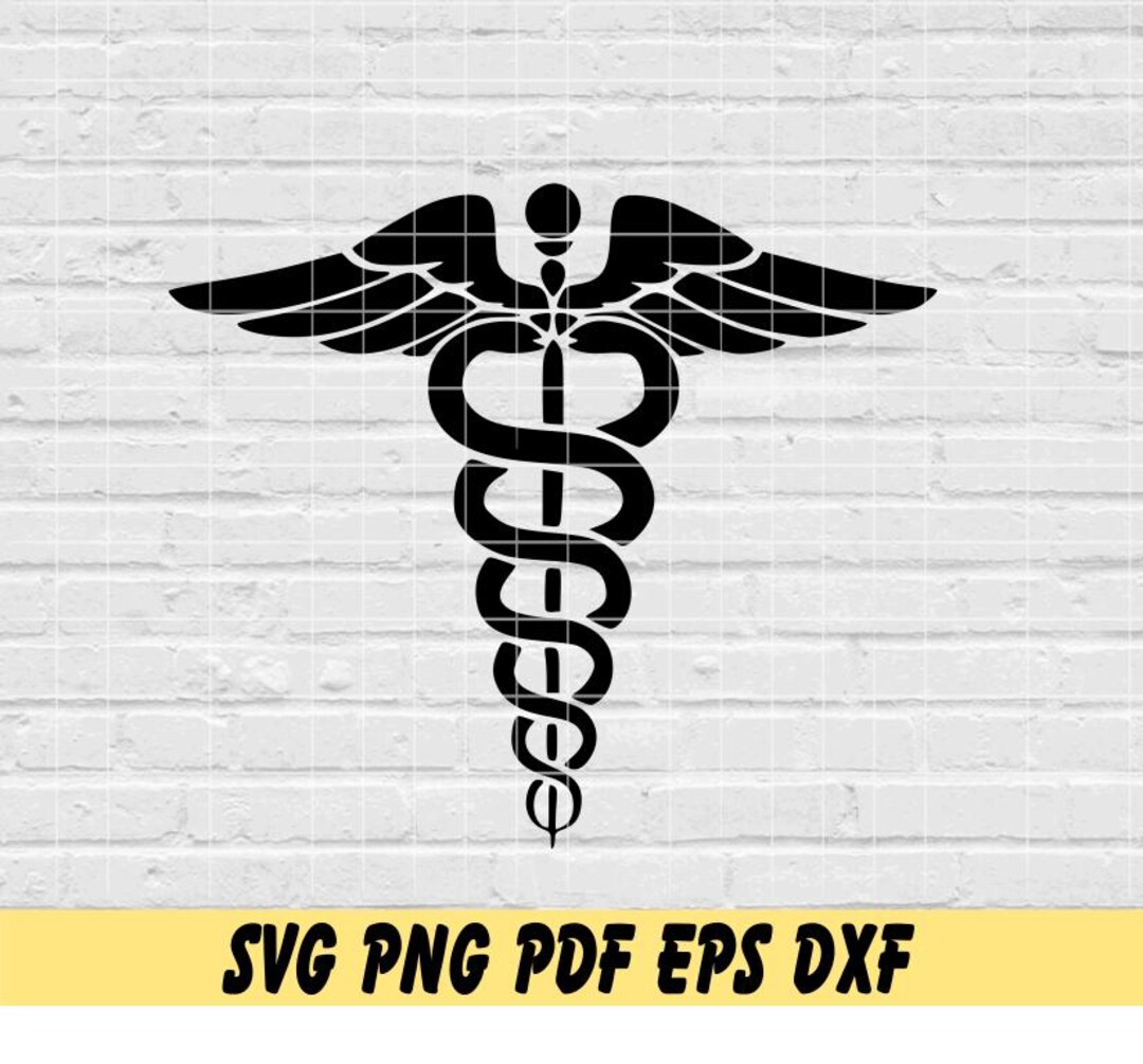 Medical Symbol Svg Png Eps Dxf Jpg Pdf/healthcare Svg/caduceus Symbol ...
