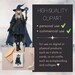 Female Blue Wizard Clipart | Commercial Use, Witch Character Concept ...
