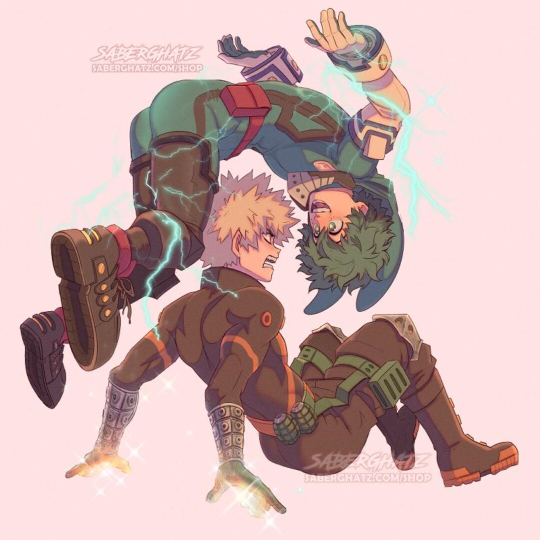 Bakugou & Deku Acrylic Standee - Etsy