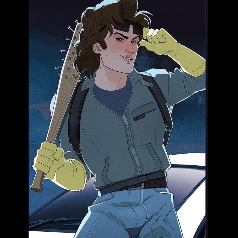 Steve Harrington Body Pillow - Etsy