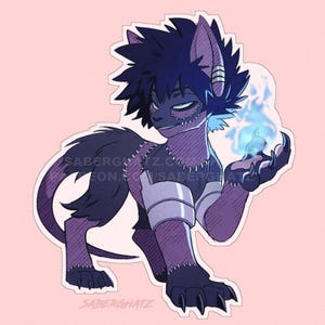 MHA Kitty Stickers + Charms! - Etsy