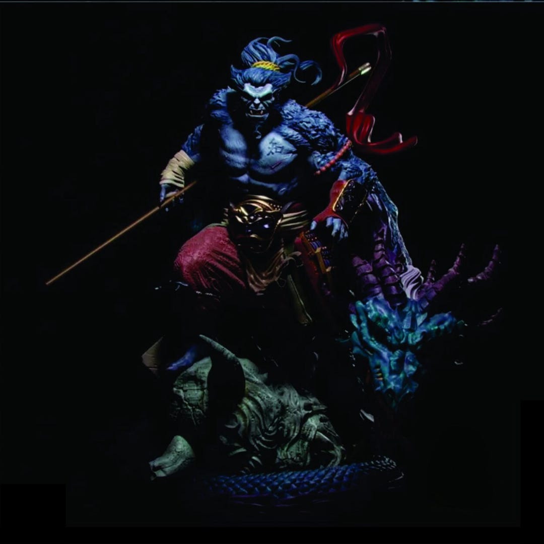 CA3D Fan ART Design the Beast Samurai 12K Quality Resin 3D Printed ...