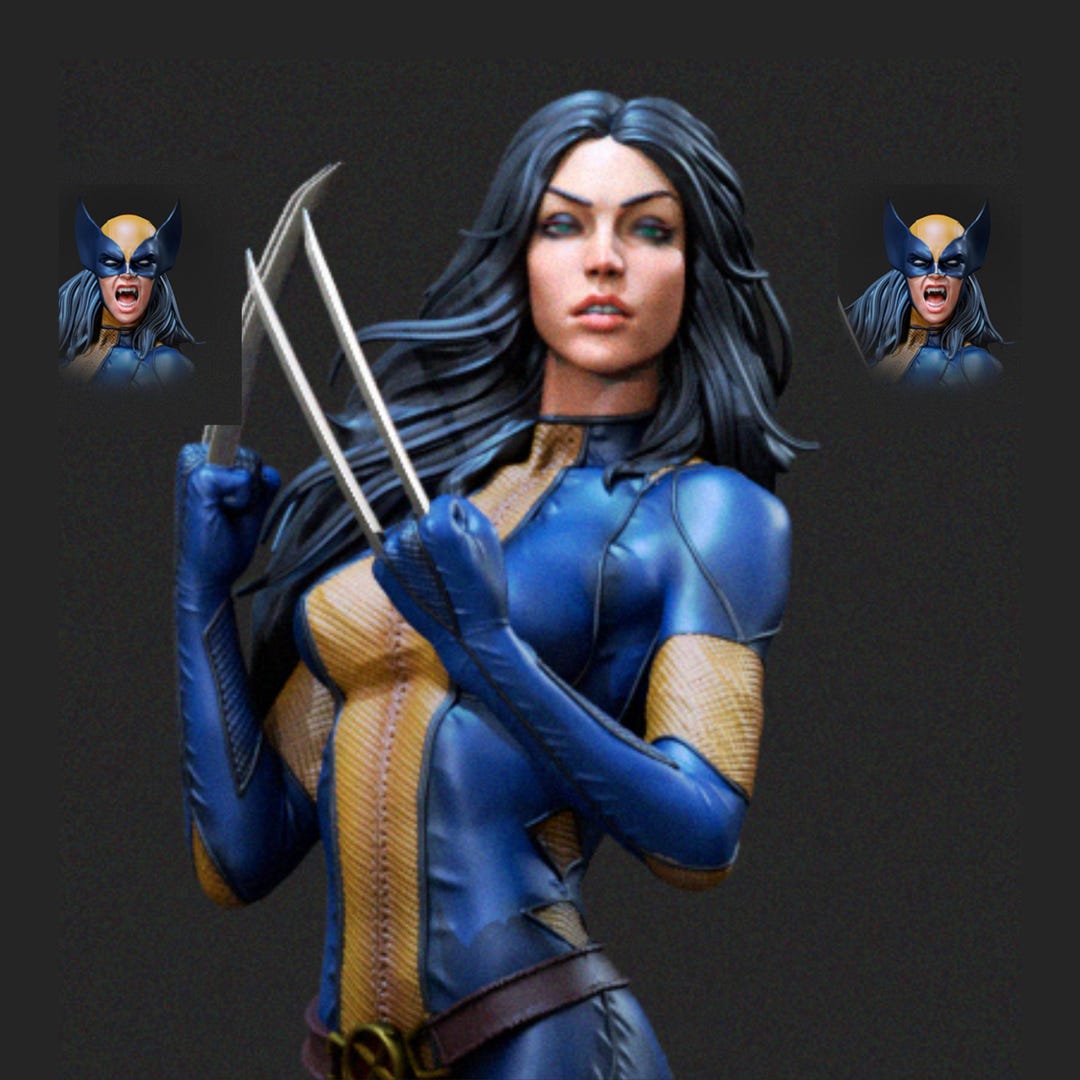 X 23 12K Quality Resin 3D Printed Customizable Figure Femme Fatale Fantasy High Detail CA3D Fan ...