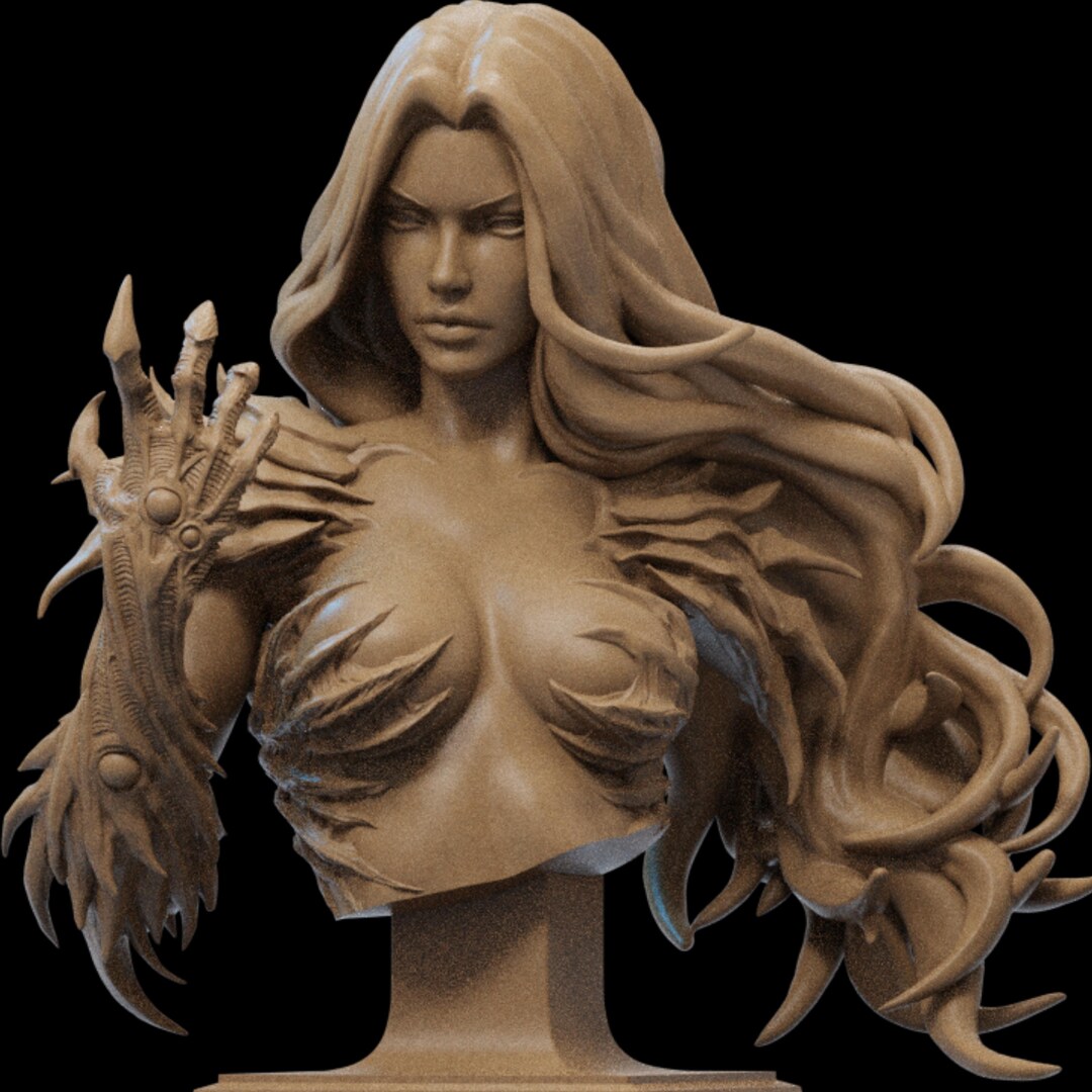Sara Pezzini Bust 12K Ultra-detail Resin 3D Print / Unpainted - Unassembled CA3D Fan ART Design ...